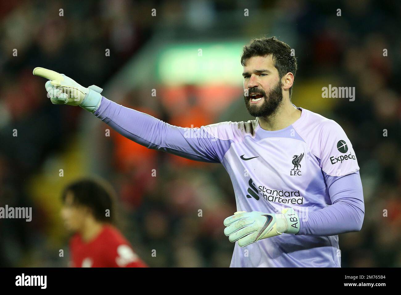 Liverpool, UK. 07th Jan, 2023. Alisson Becker, the goalkeeper of ...