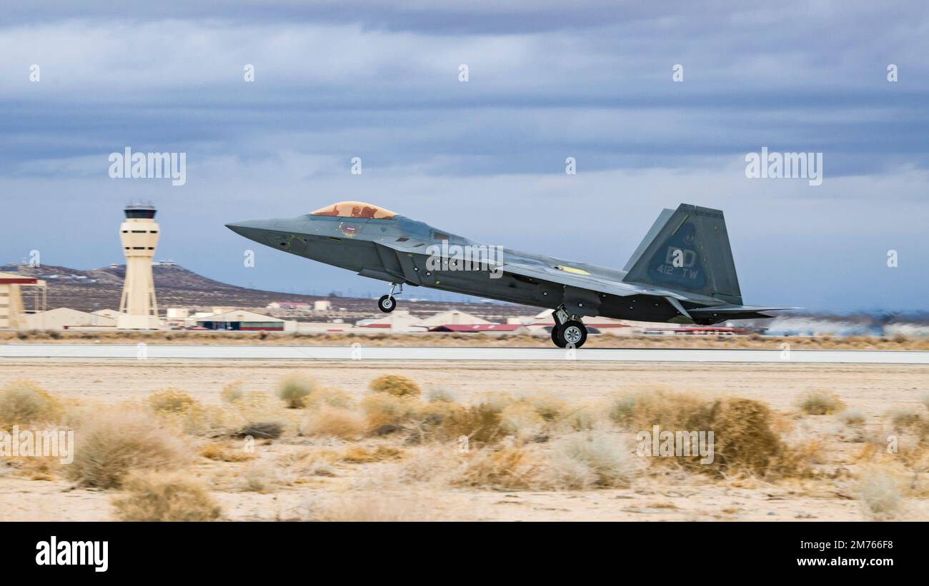 An F-22 Raptor assigned to the 411th Flight Test Squadron, 412th Test ...