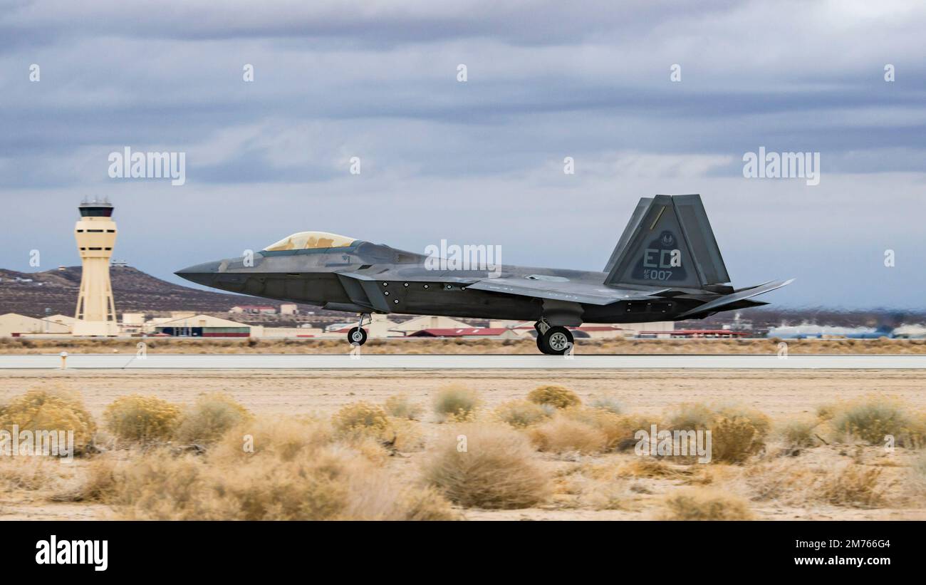 An F-22 Raptor assigned to the 411th Flight Test Squadron, 412th Test ...