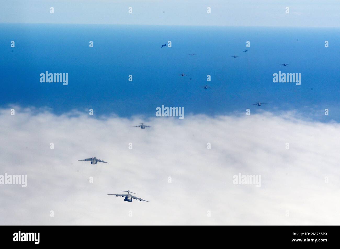 U.S. Air Force C-17 Globemaster III aircraft assigned to the 437th ...