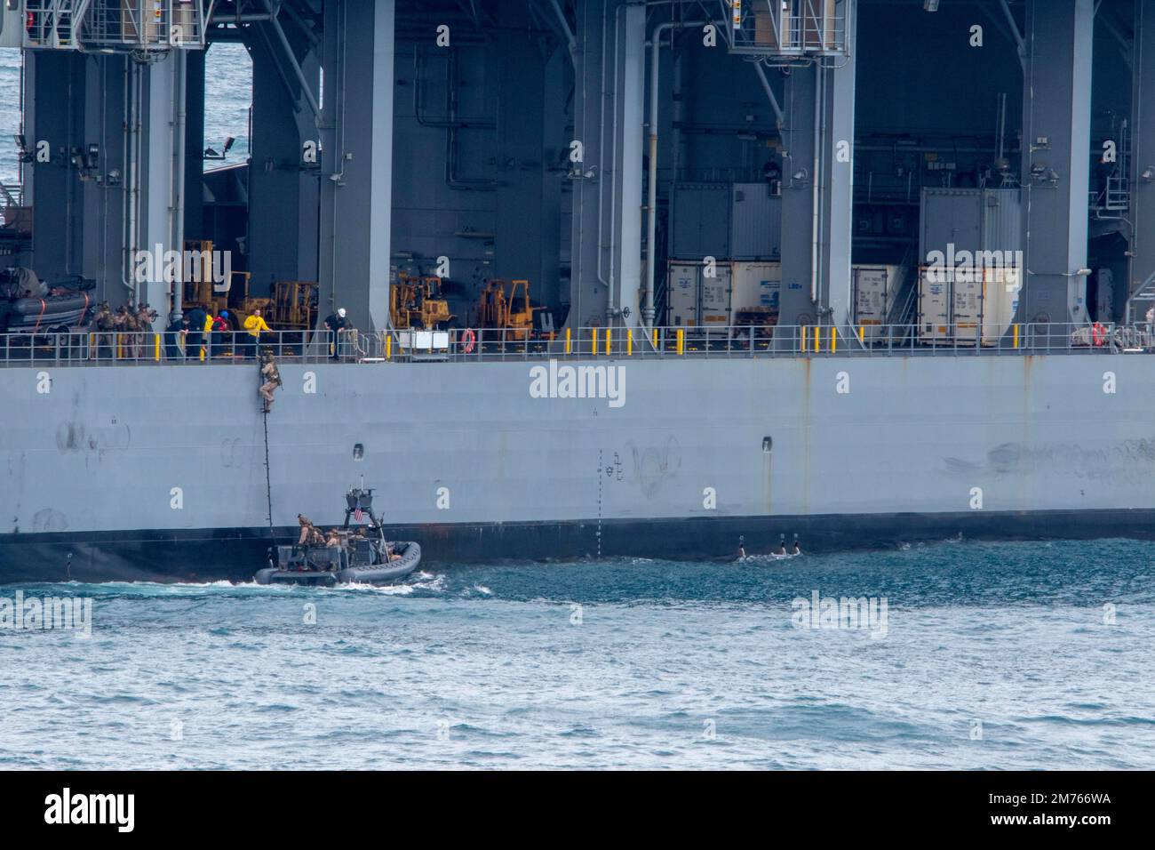 NATUNA SEA (Jan. 7, 2023) – Marines assigned to a Maritime Raid Force ...