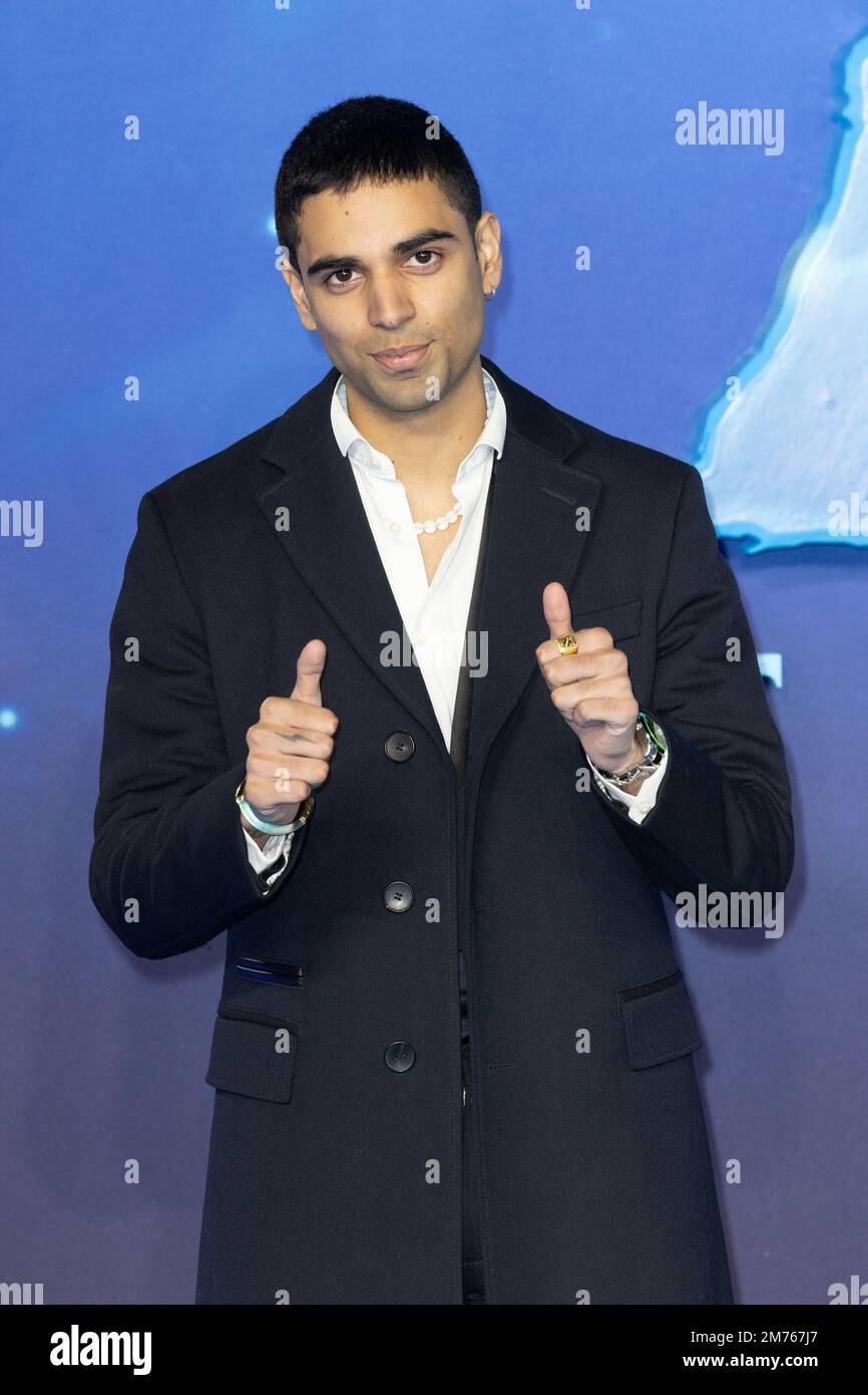 Celebs attend the Avatar: The Way Of Water World Premiere at Odeon Luxe ...