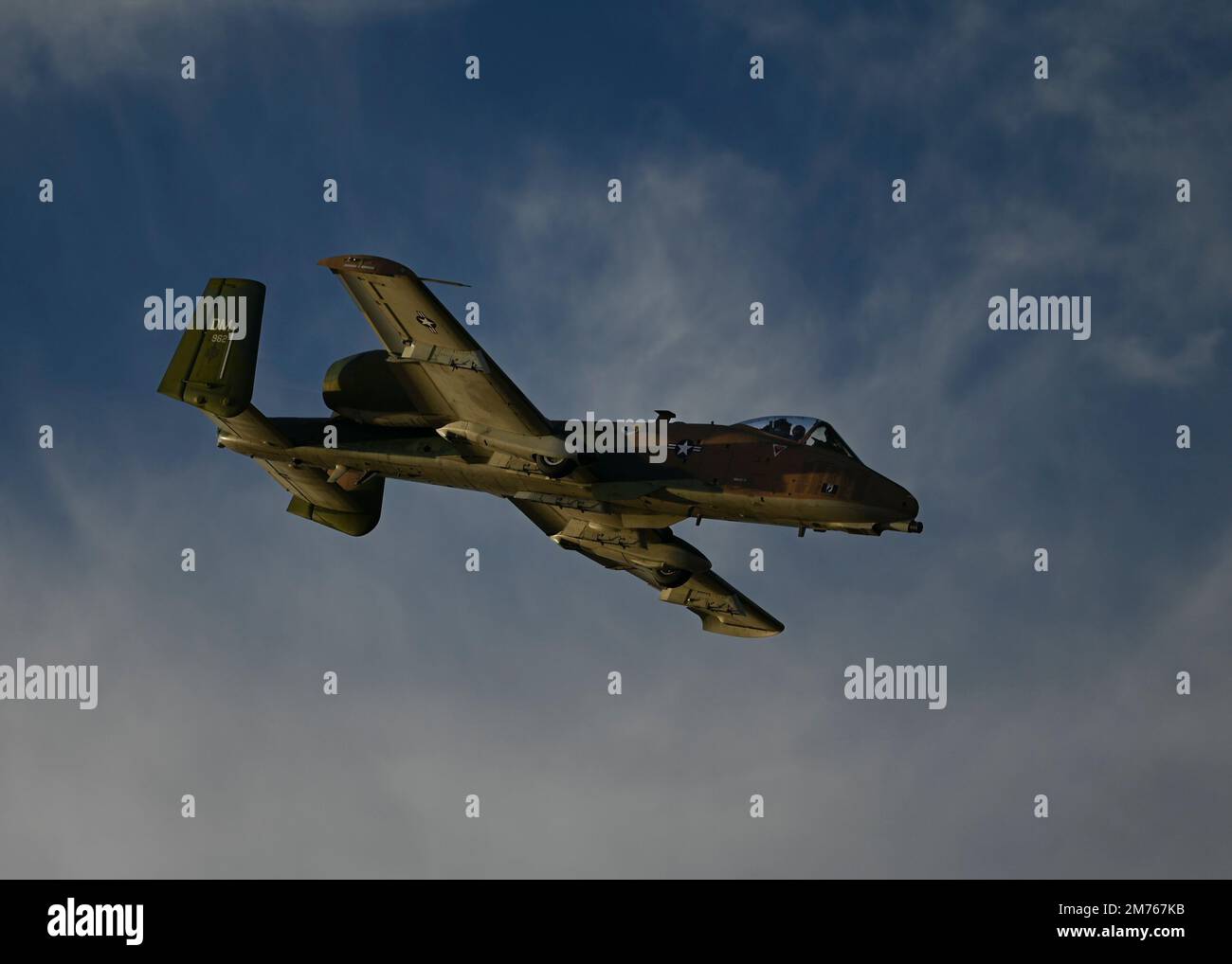 The A-10C Thunderbolt II Demonstration Team practices over Davis ...