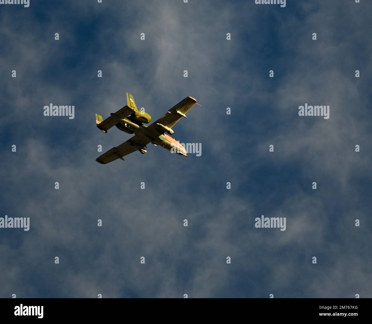 The A-10C Thunderbolt II Demonstration Team practices over Davis ...