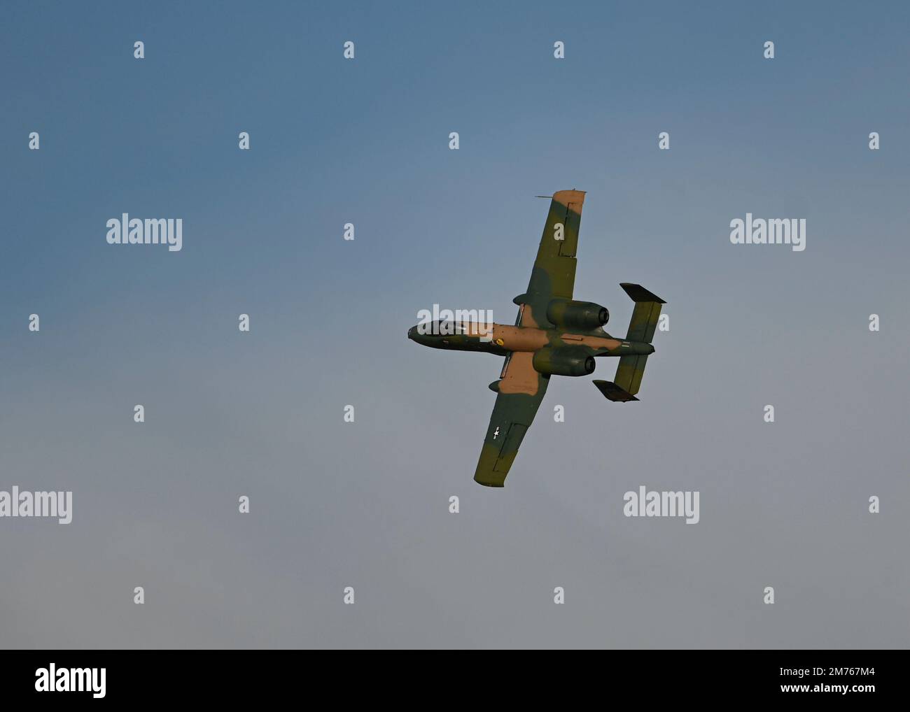 The A-10C Thunderbolt II Demonstration Team practices over Davis ...
