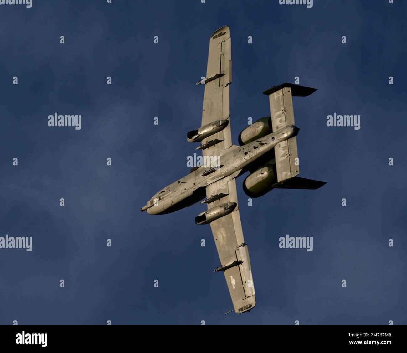 The A-10C Thunderbolt II Demonstration Team practices over Davis ...