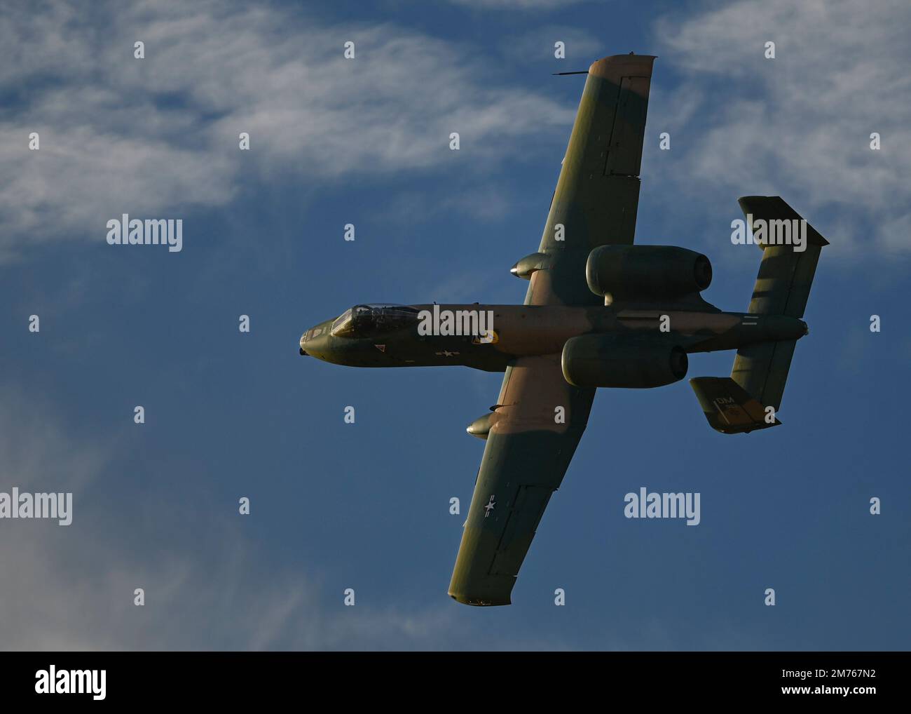 The A-10C Thunderbolt II Demonstration Team practices over Davis ...