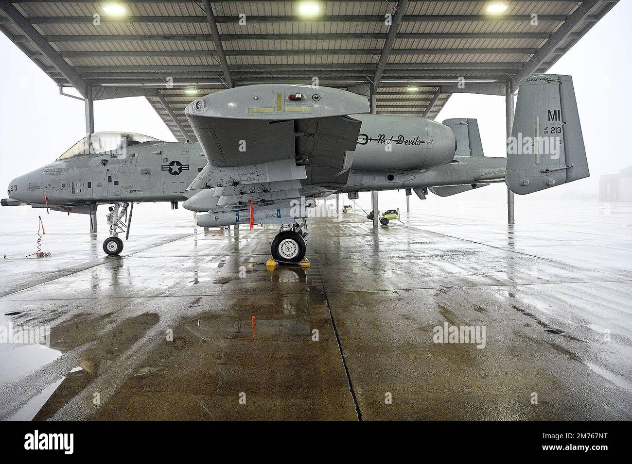 An A-10 Thunderbolt II from the 107th Fighter Squadron, Selfridge Air ...