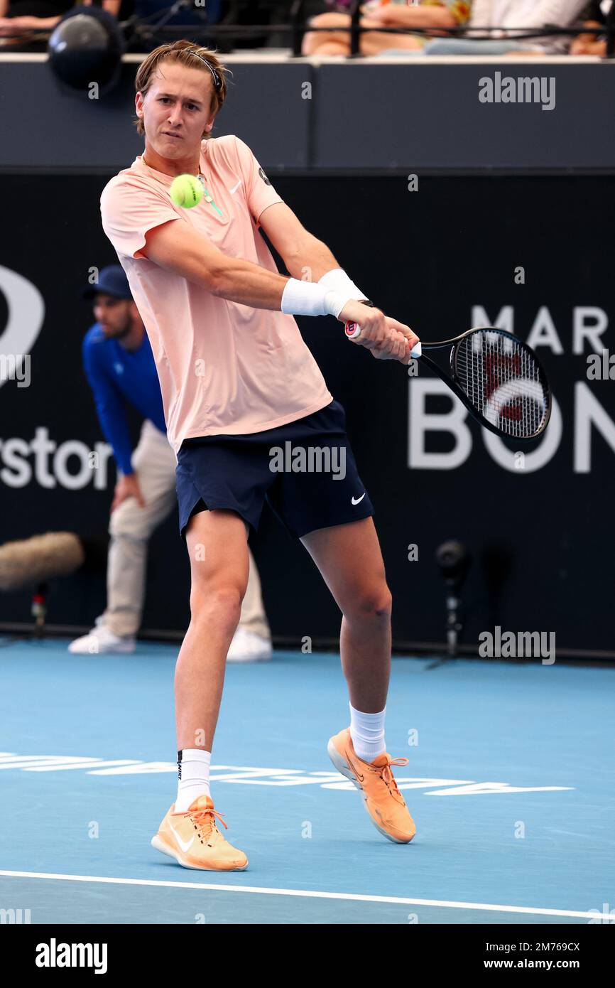 Adelaide, Australia, 7 January, 2023. Sebastian Korda of United States ...