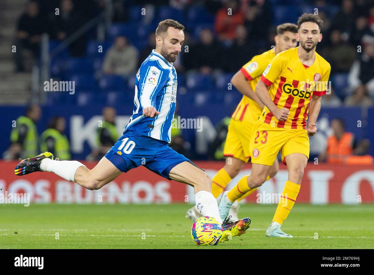 Sergi Darder of RCD Espanyol during the Liga match between RCD Espanyol ...