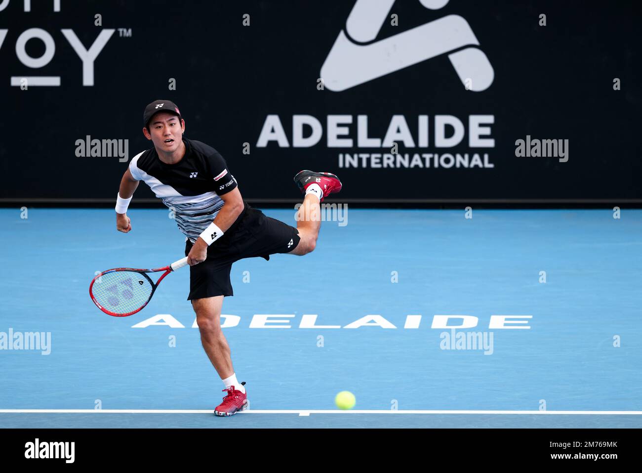 Adelaide, Australia, 7 January, 2023. Yoshihito Nishioka of Japan ...