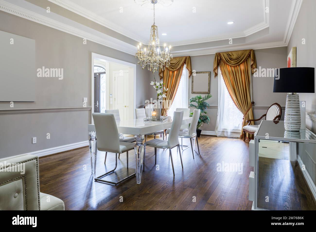 Living Room Interior in a new house Stock Photo - Alamy