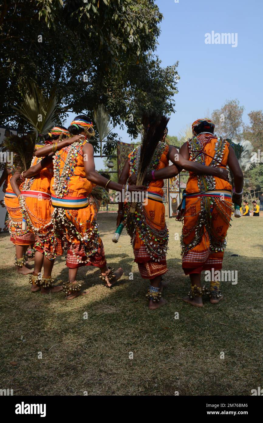 “The Bonda tribe” is one of India's most primitive tribes. They have a ...