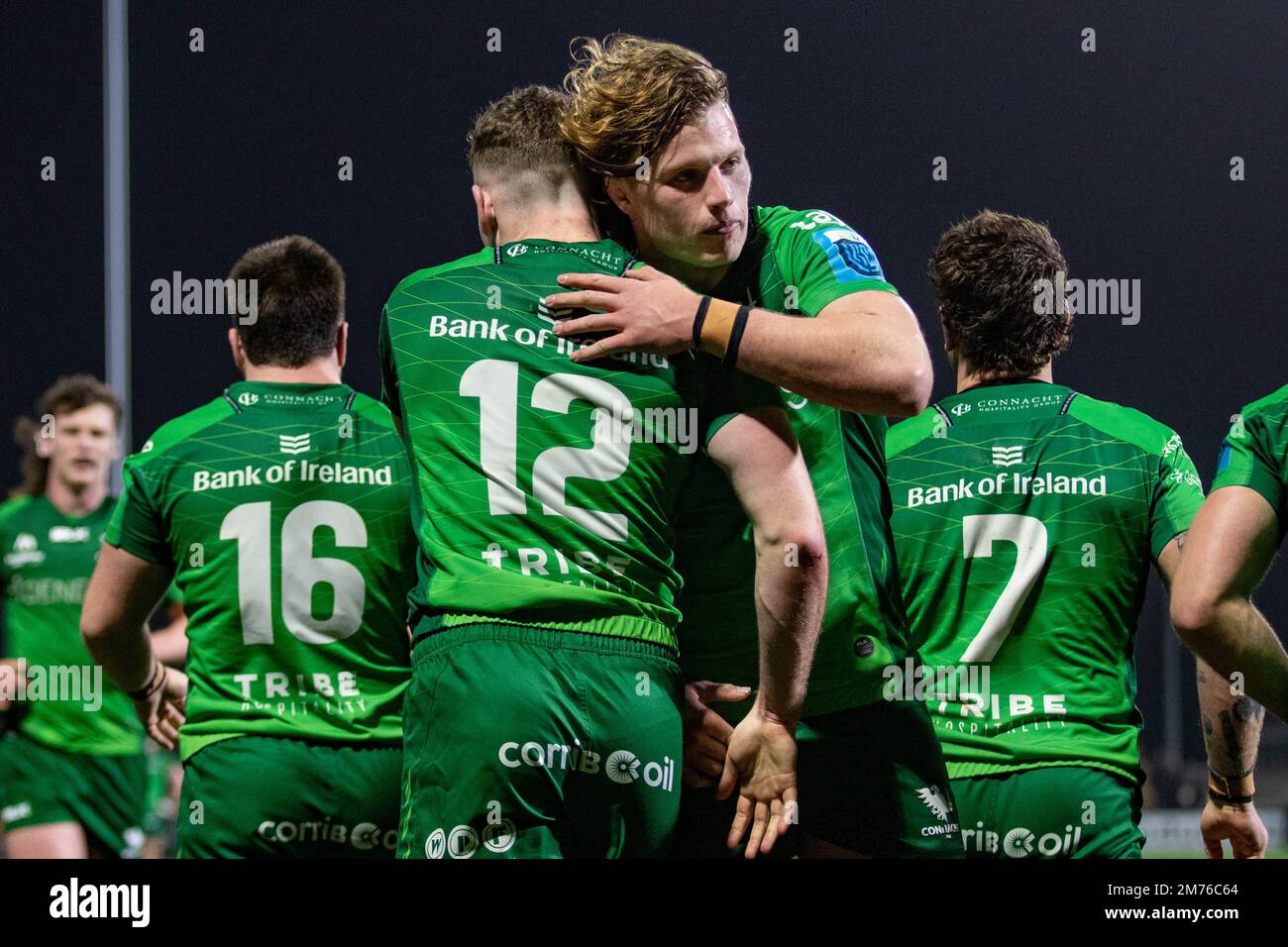 Galway, Ireland. 08th Jan, 2023. Cathal Forde of Connacht celebrates ...