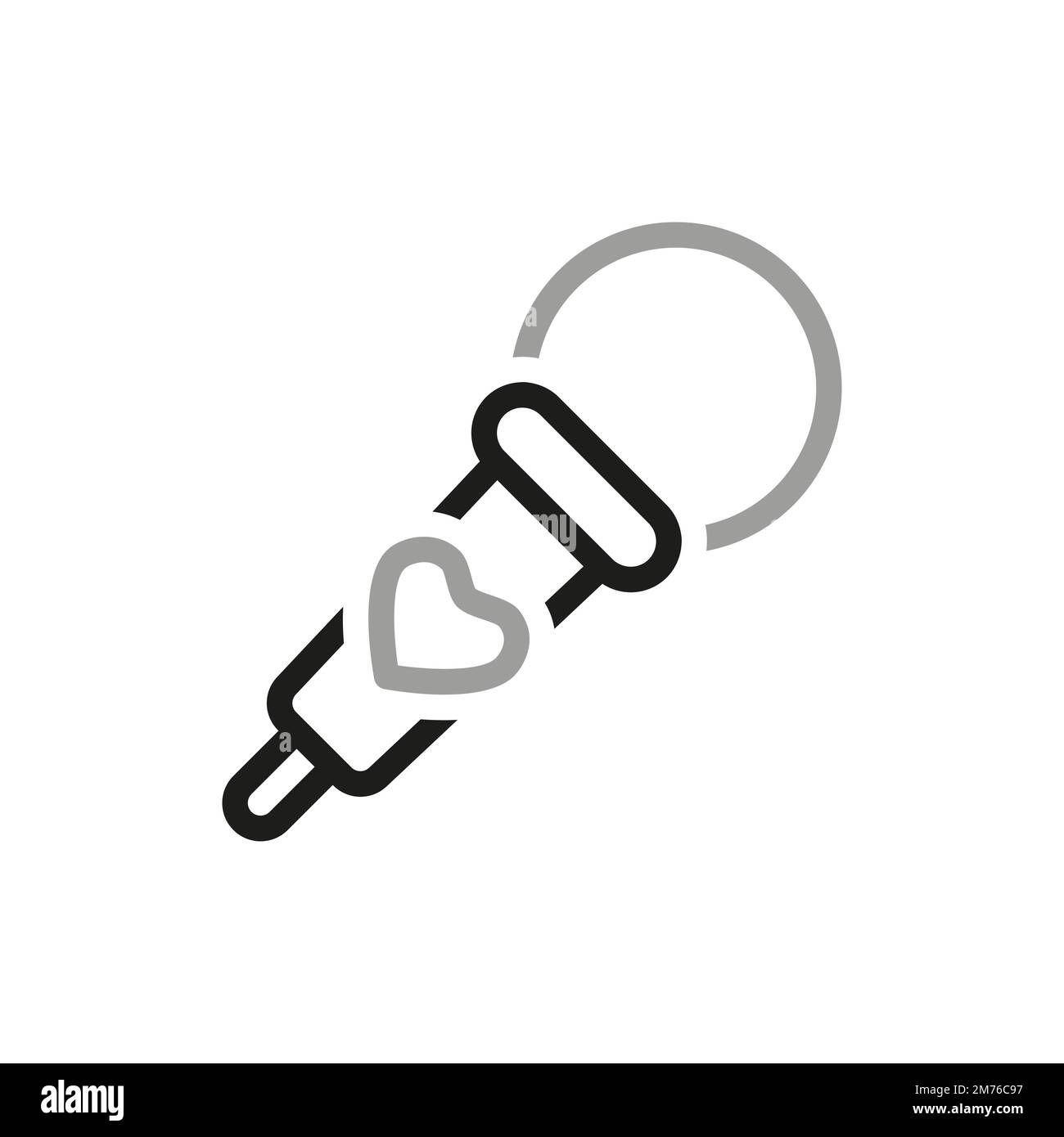 Design line icon wedding, marriage, microphone. Modern graphic design ...