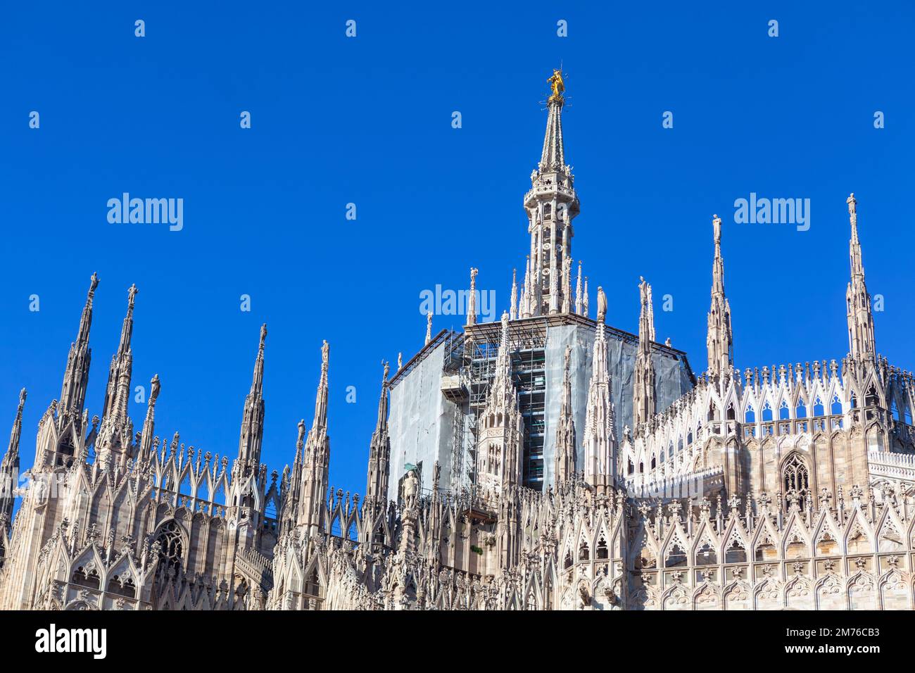 Duomo di Milano the top art . Milan Catholic church one of the largest ...