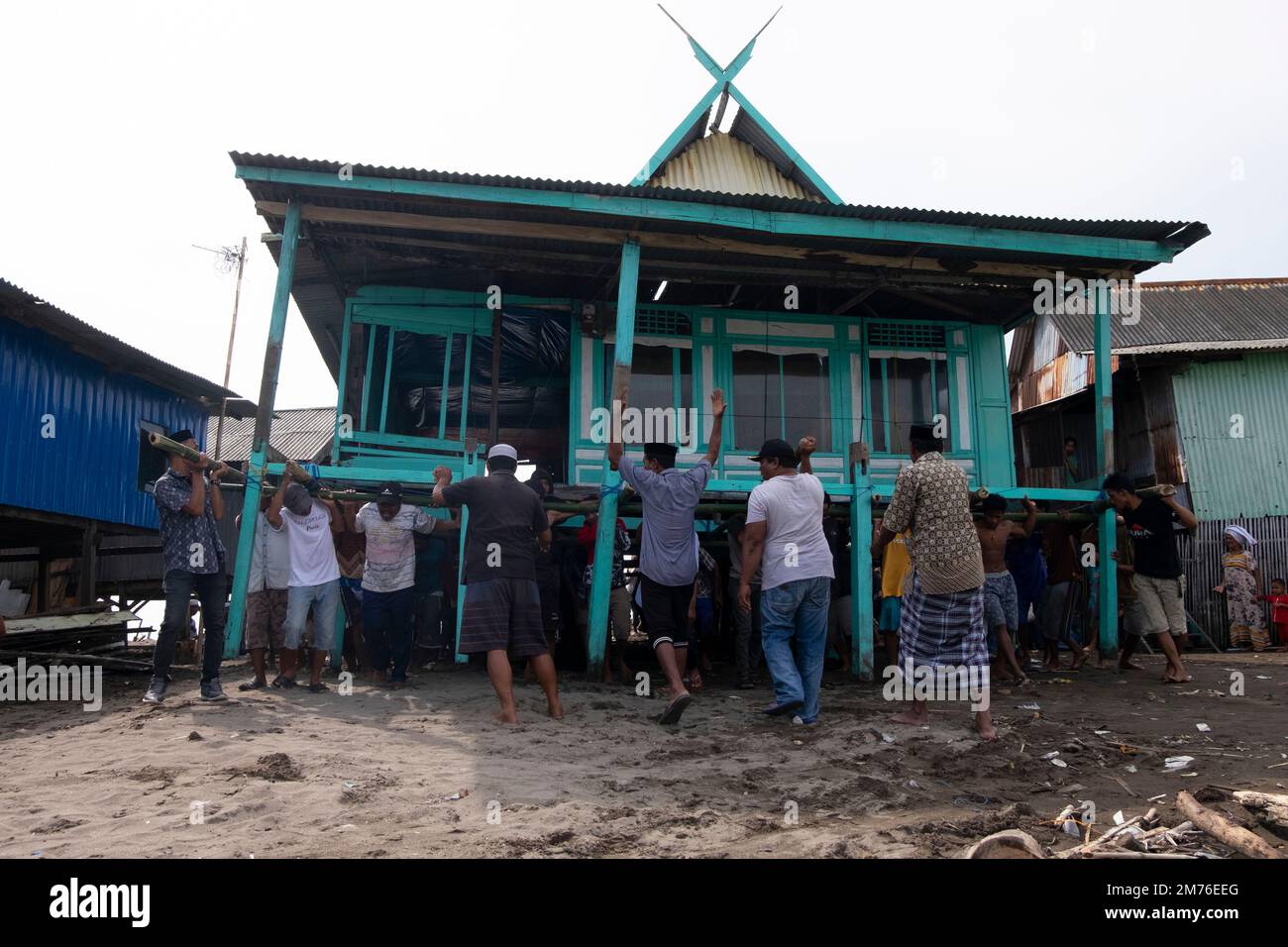 Takalar Regency, South Sulawesi, Indonesia. 7th Jan, 2023. Hundreds of ...