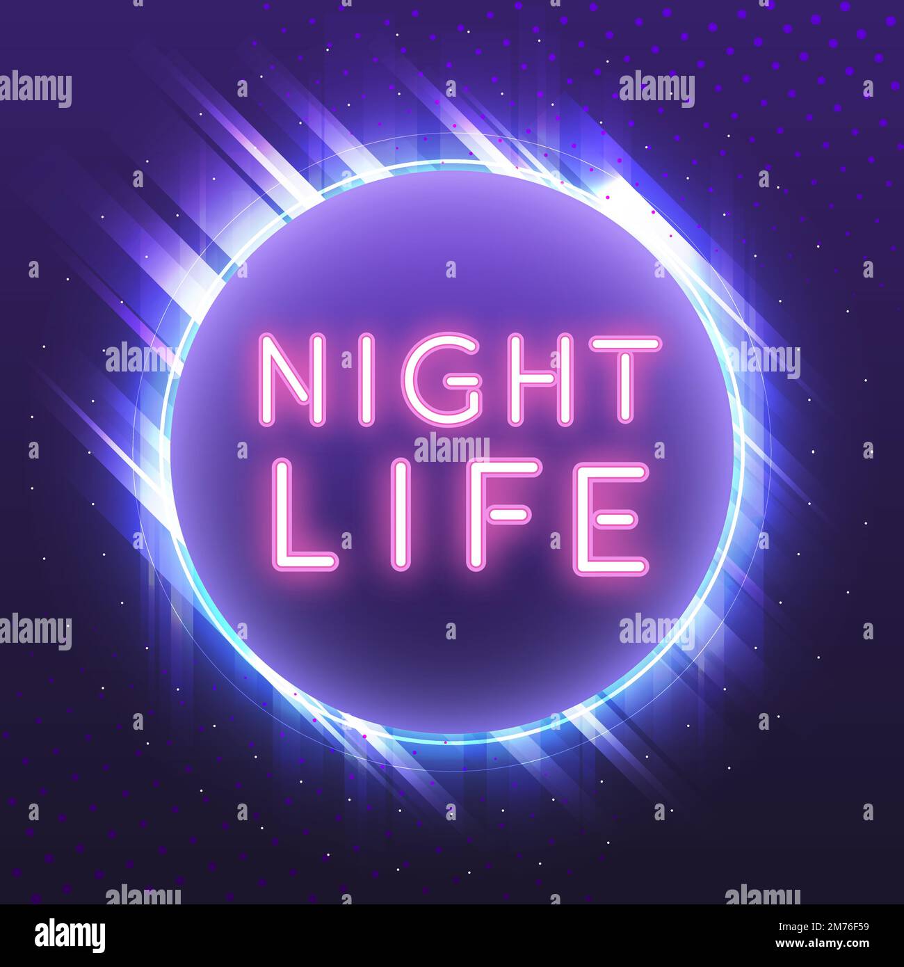 Nightlife message Stock Vector Images - Alamy
