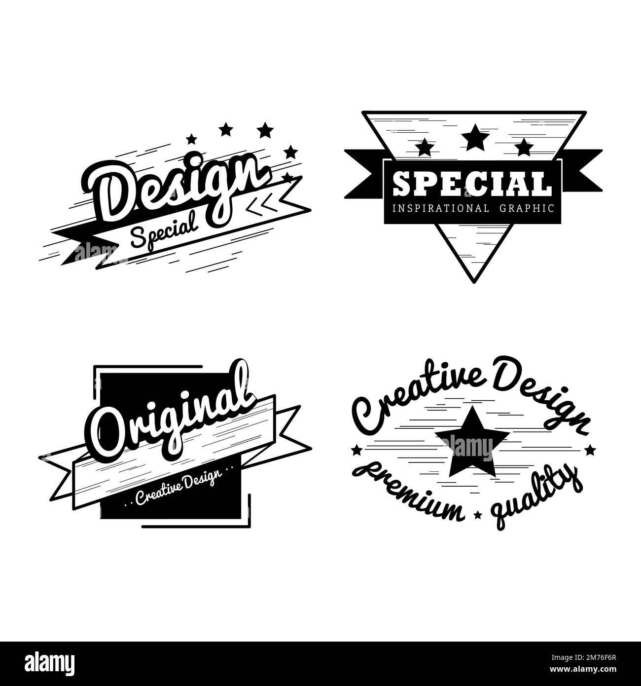 Premium quality badge vector set Stock Vector Image & Art - Alamy
