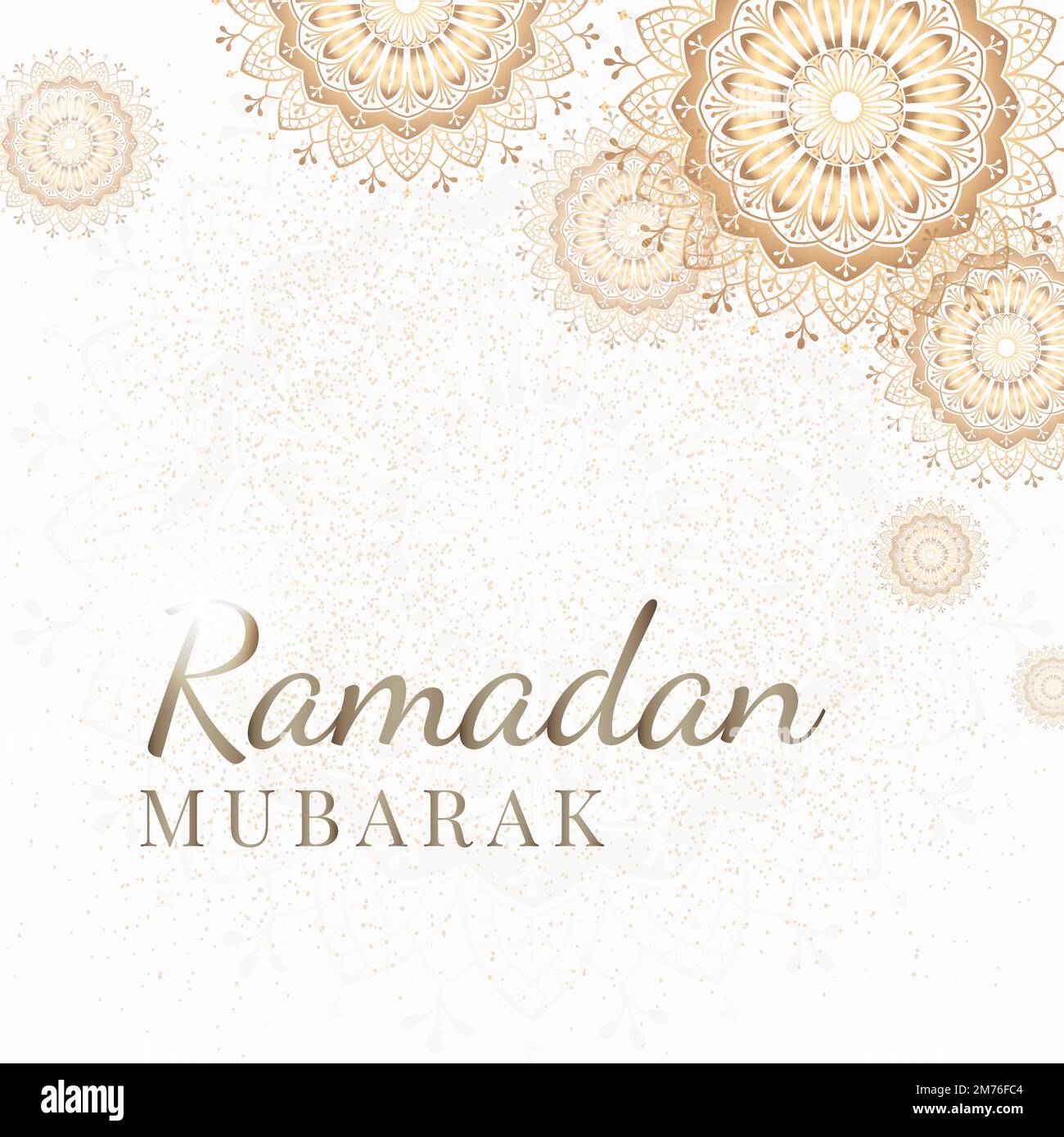 Ramadan Mubarak card design vector Stock Vector Image & Art - Alamy