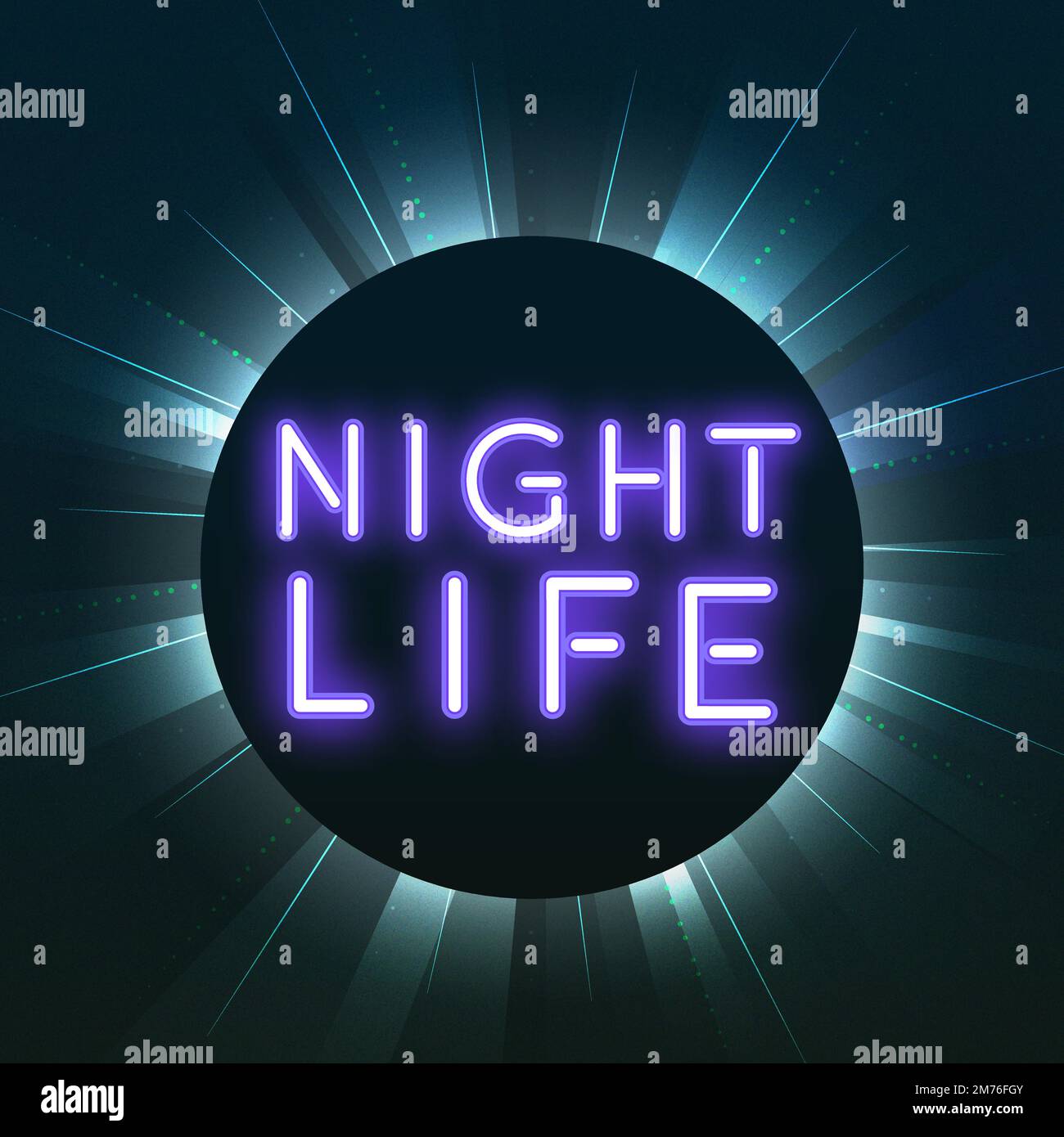 Purple glowing neon sign Stock Vector Images - Alamy