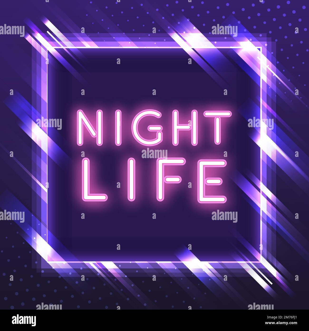 Nightlife message Stock Vector Images - Alamy
