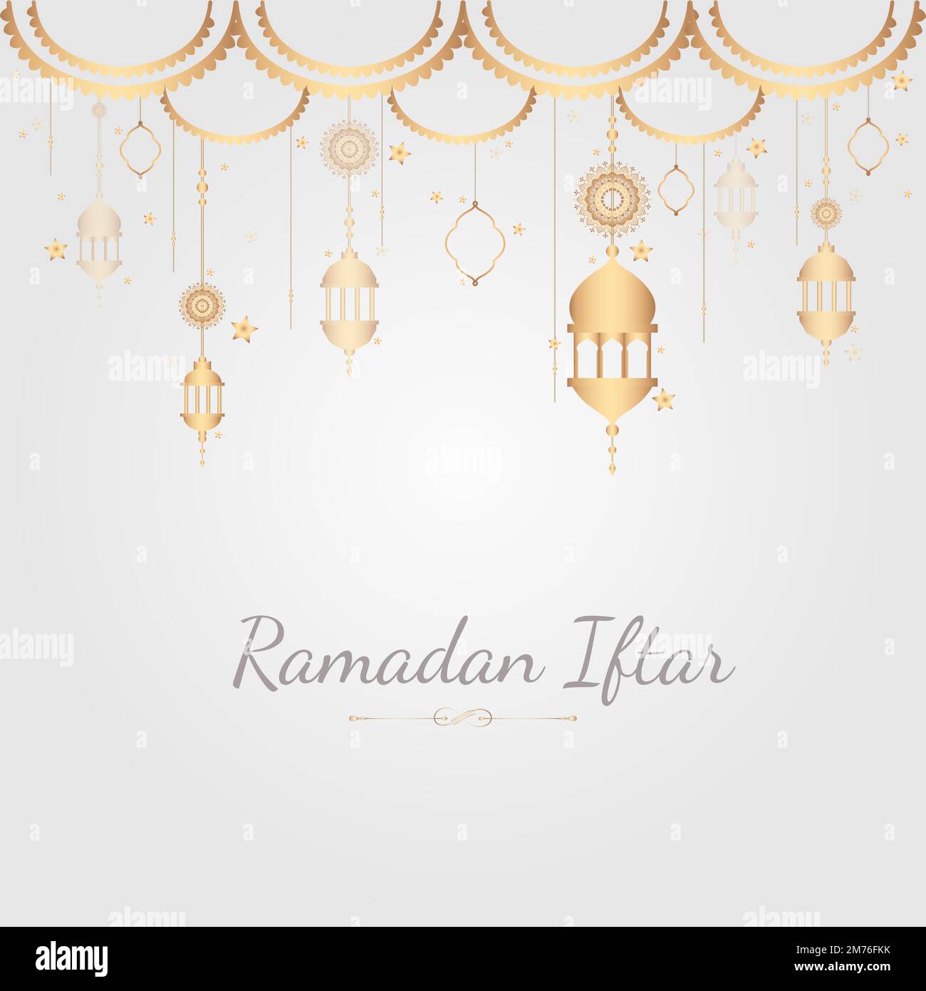 Ramadan Iftar lantern design vector Stock Vector Image & Art - Alamy