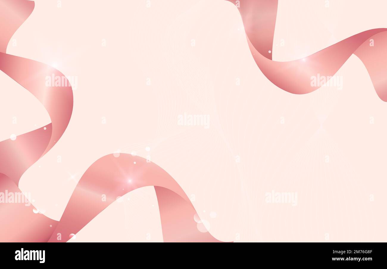 Pink wave abstract background vector Stock Vector Image & Art - Alamy