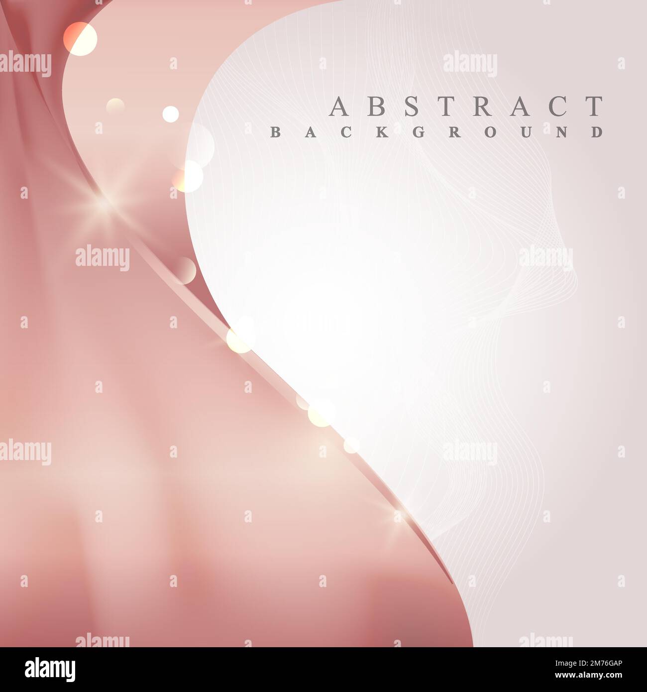 Pink wave abstract background vector Stock Vector Image & Art - Alamy