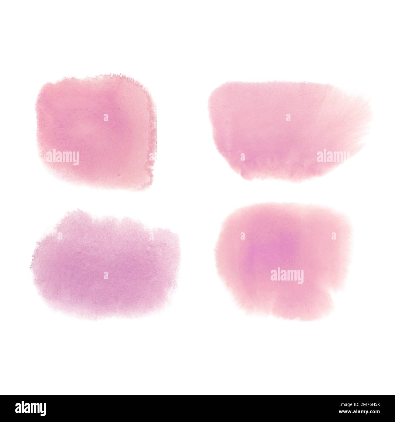 Pink watercolor style banner vector set Stock Vector Image & Art - Alamy