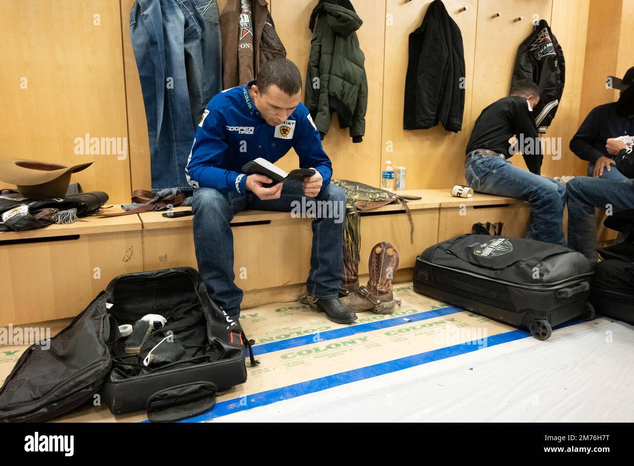 New York, New York, USA. 7th Jan, 2023. Brazilian Bull Rider RAFAEL ...