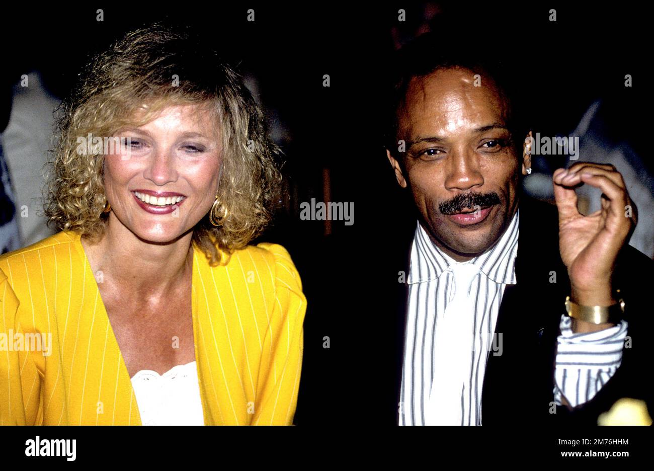 Quincy Jones & his steady girlfriend (at that time) date Verna Harrah ...