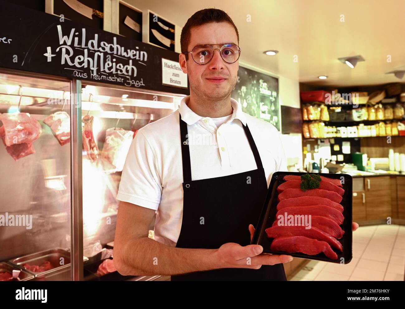 Brackenheim, Germany. 02nd Jan, 2023. Tizian Reinwald, a member of the ...