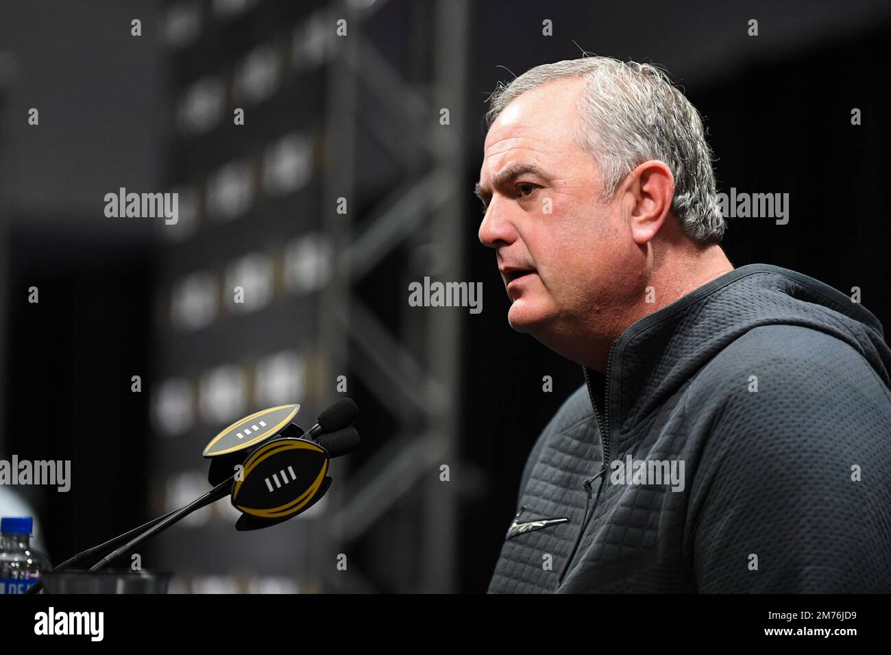 TCU head coach Sonny Dykes during National Championship Media Day on ...
