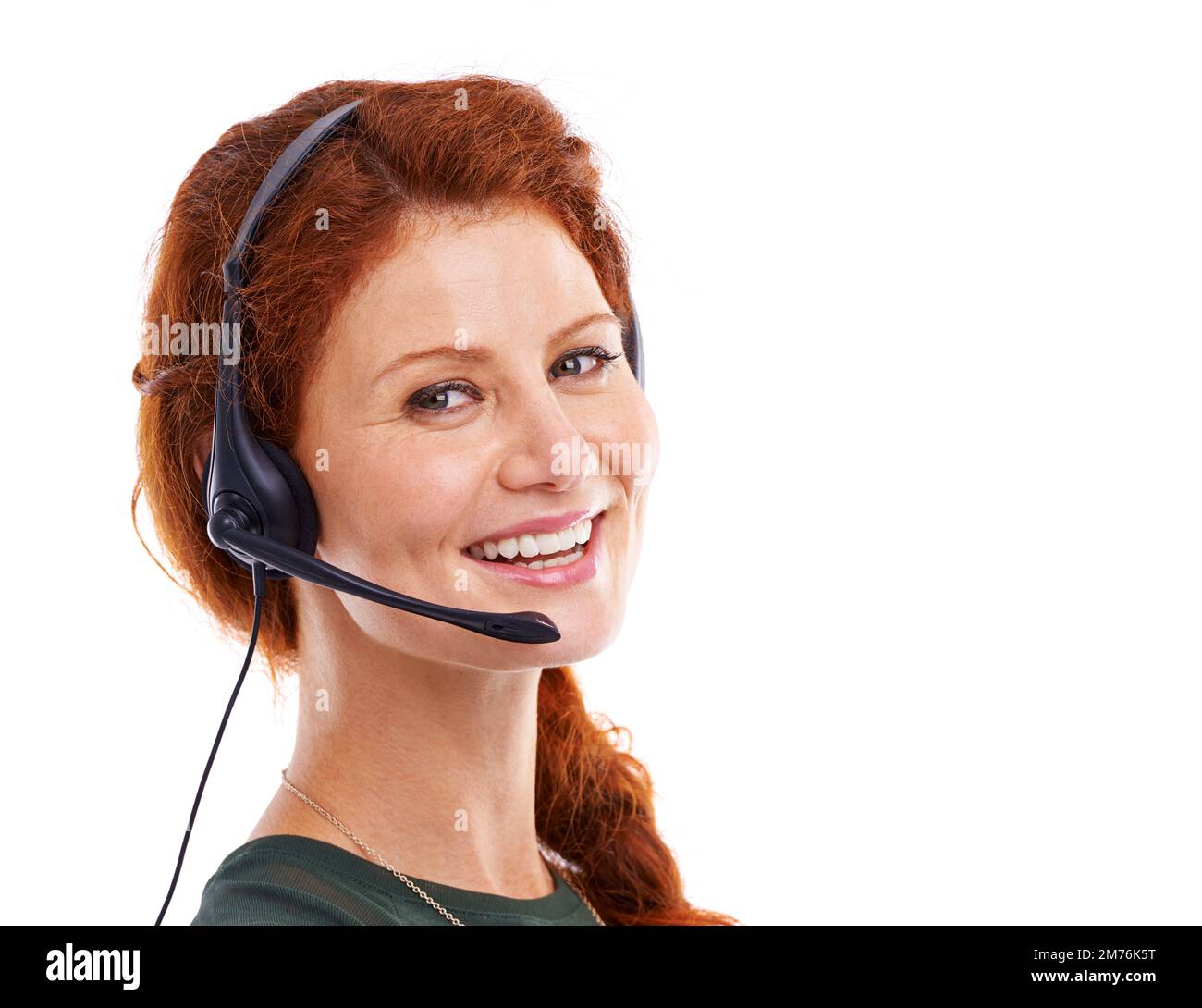 She makes customers feel special. Portrait of an attractive young ...