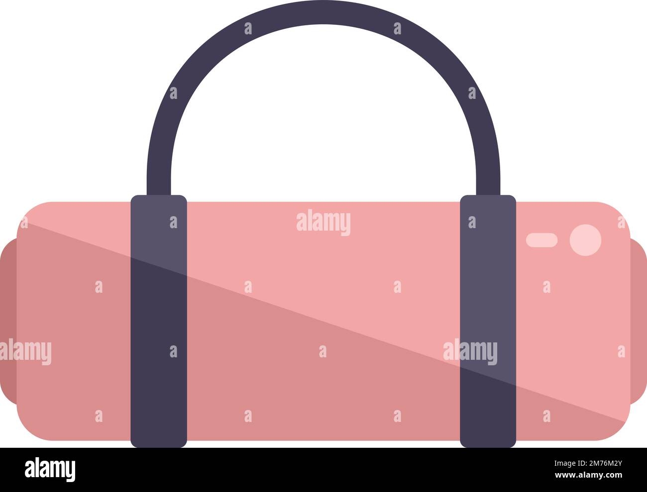 Yoga mat icon flat vector. Gym carpet. Pilates roll isolated Stock ...