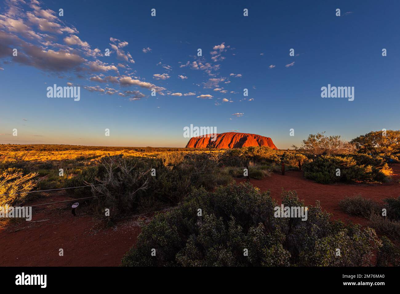 Outback, Australia - November 12, 2022: Sunrise at the Majestic Uluru ...