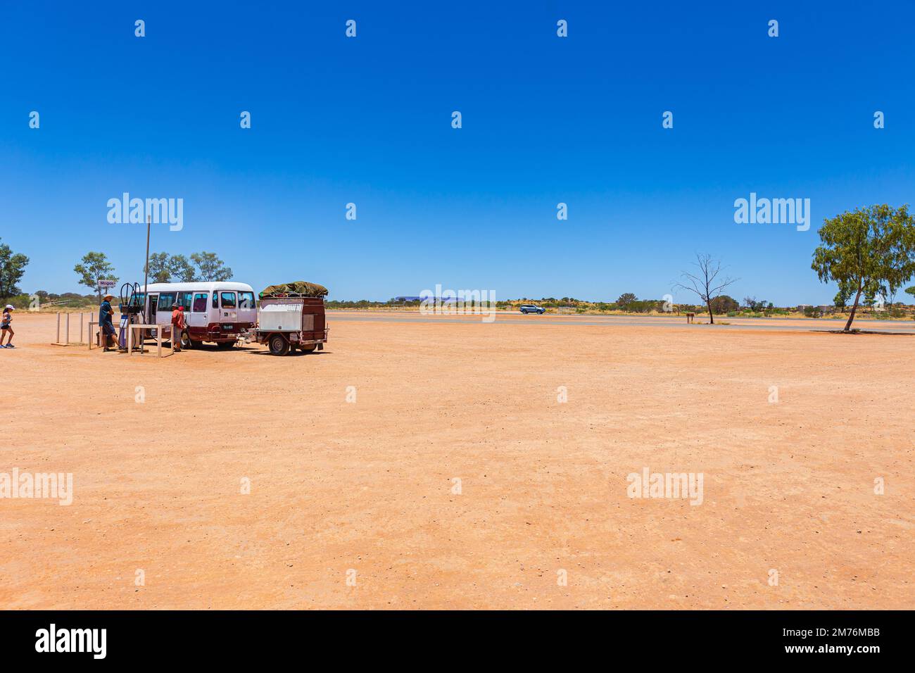 Outback, Australia - November 12, 2022: Motorhome camper van on road ...