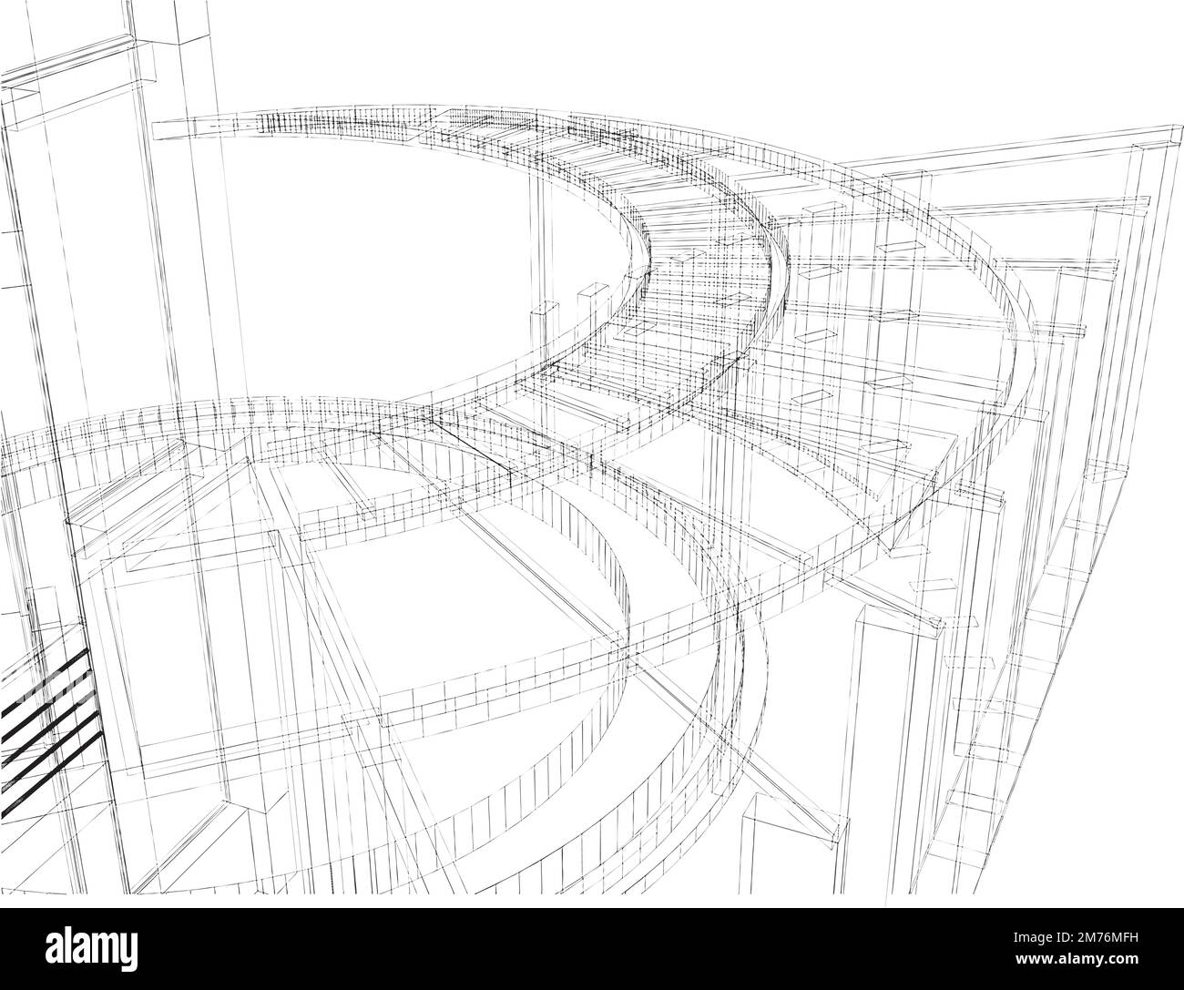 Abstract Constructions Structure Vector Stock Vector Image & Art - Alamy