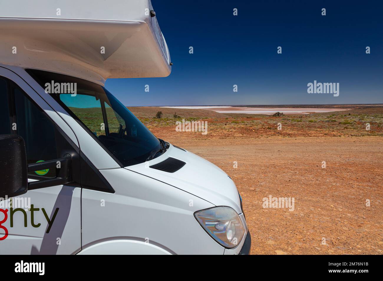 Outback, Australia - November 12, 2022: Motorhome camper van on road ...
