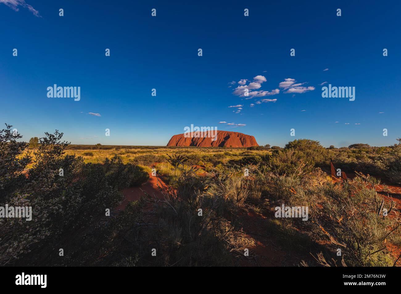 Outback, Australia - November 12, 2022: Sunrise at the Majestic Uluru ...