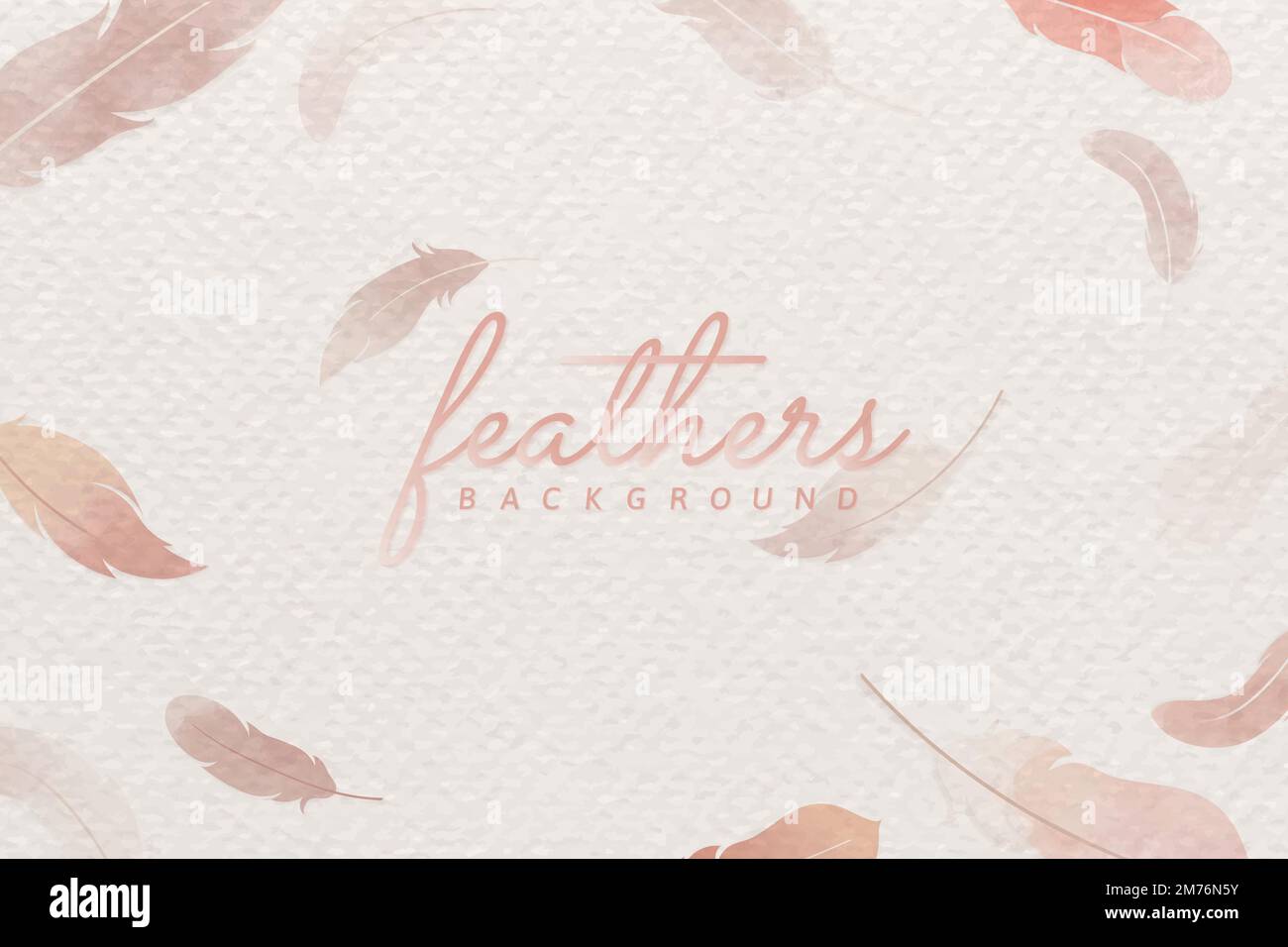 Pink lightweight feather background vector Stock Vector Image & Art - Alamy