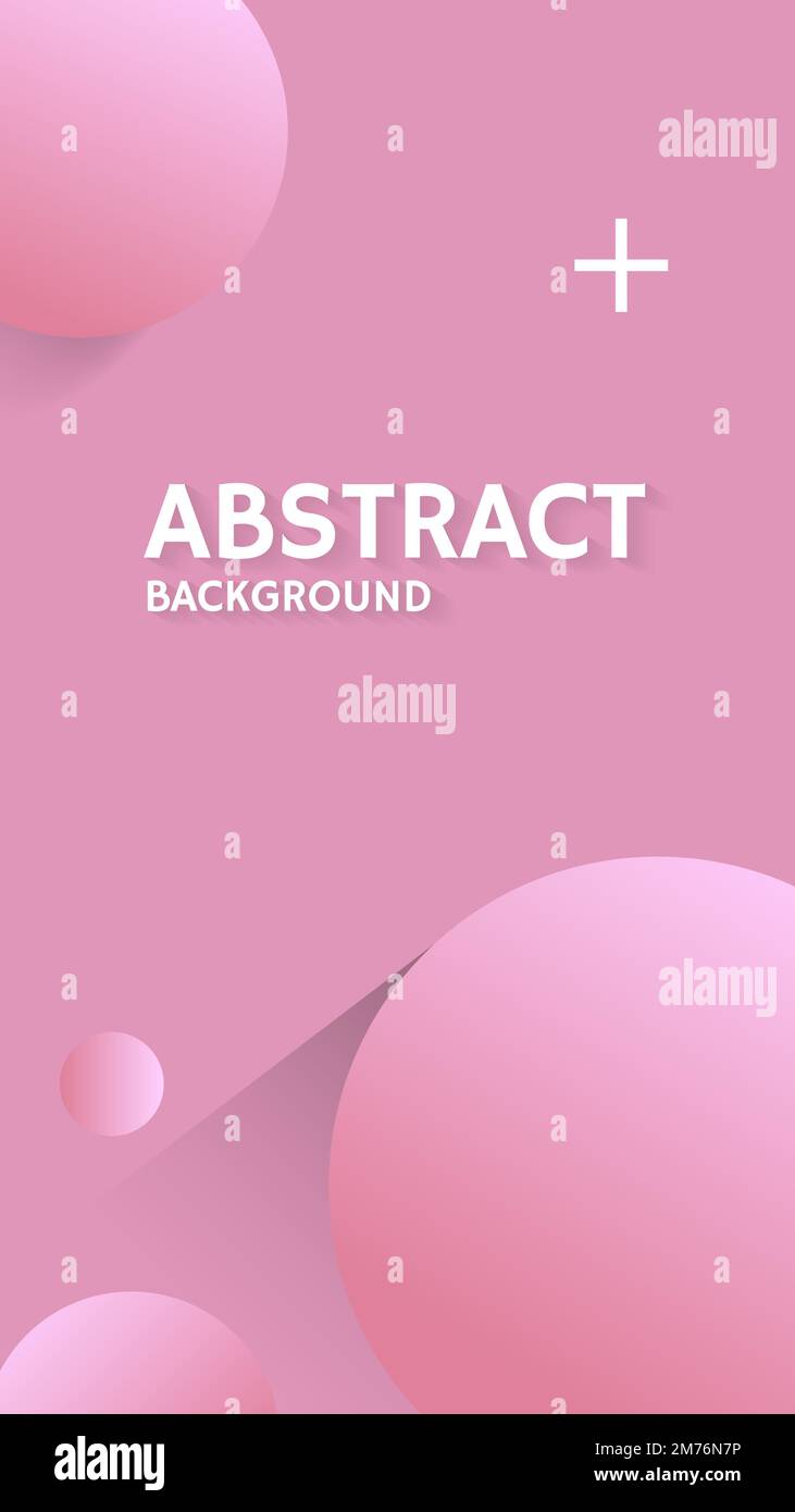 Round pink abstract background vector Stock Vector Image & Art - Alamy