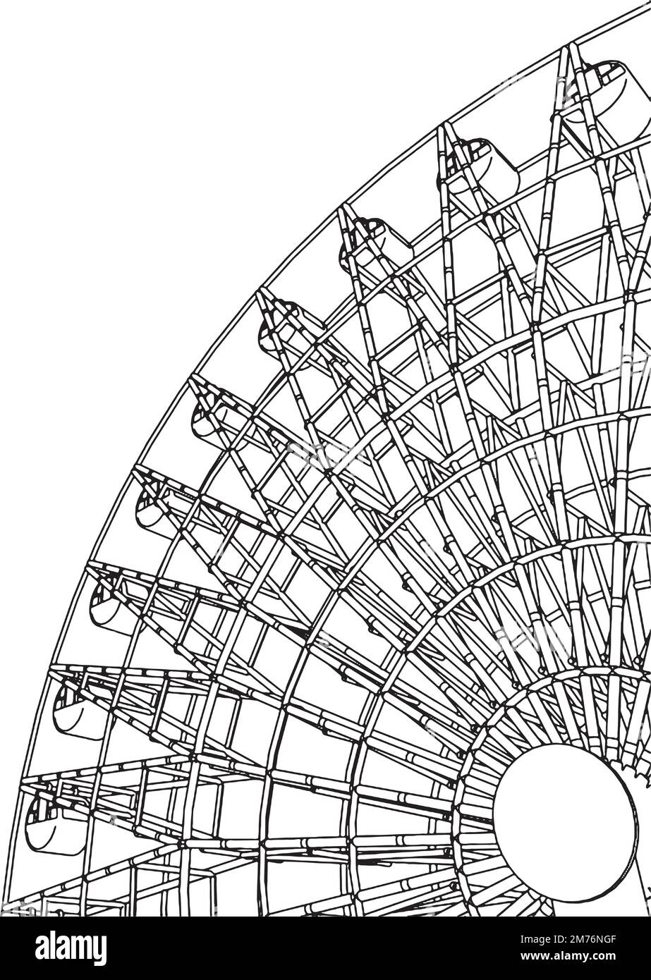 Carnival ride vector Black and White Stock Photos & Images - Alamy