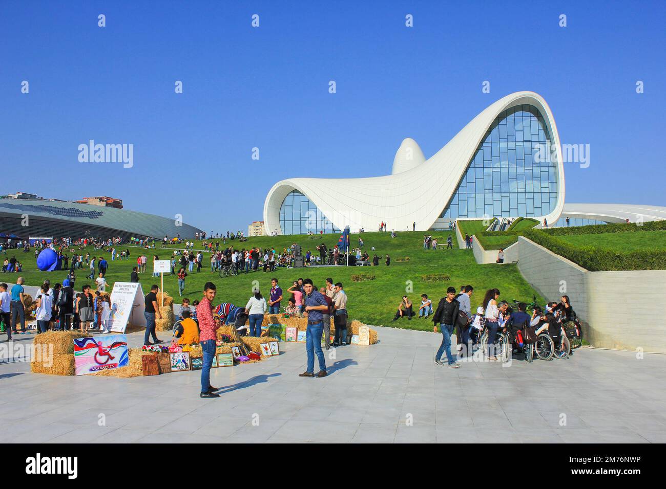 Baku, Azerbaijan, 10.09.2016. Many people at the Red Bull festival in ...