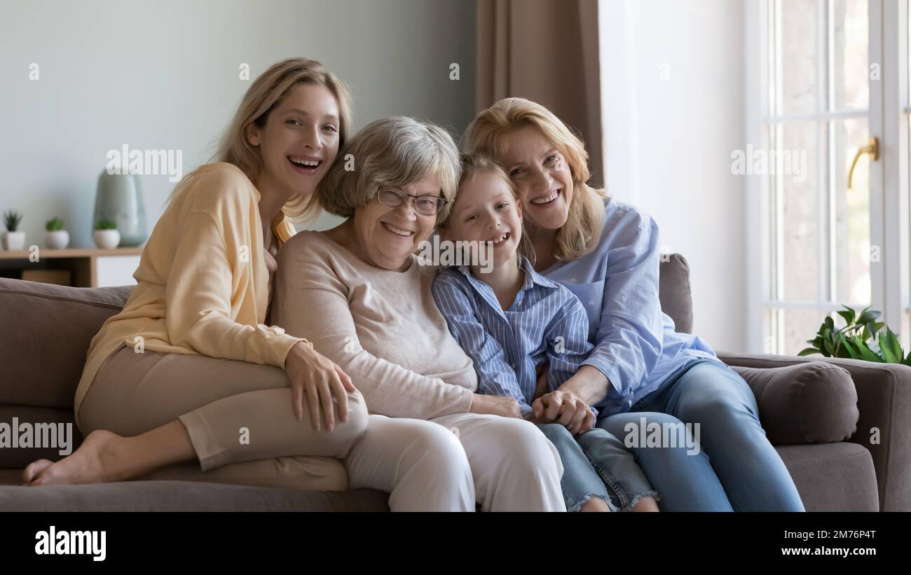 Female relatives different generations hi-res stock photography and ...