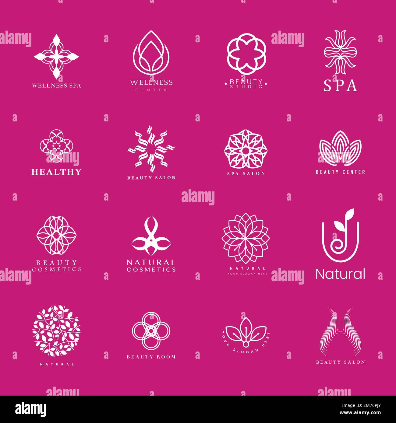 Beauty and aesthetics Stock Vector Images - Alamy