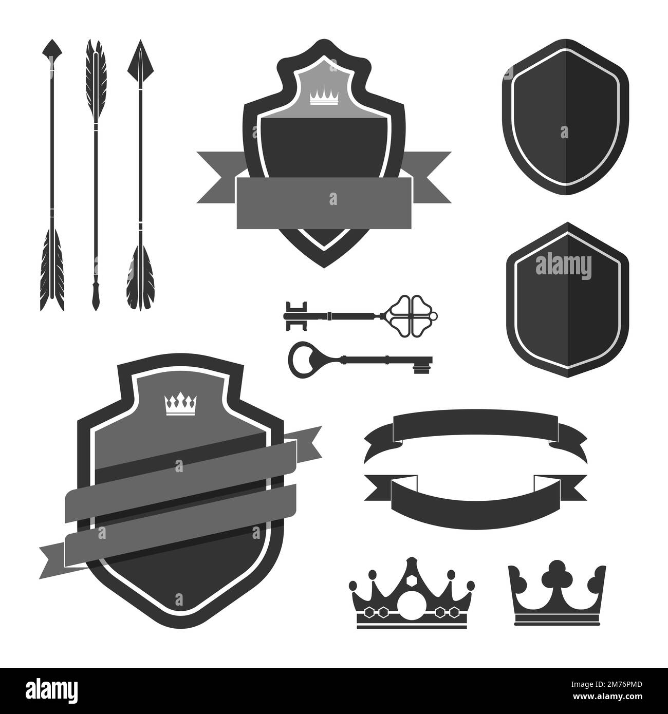 Set of black label ornament vectors Stock Vector Image & Art - Alamy