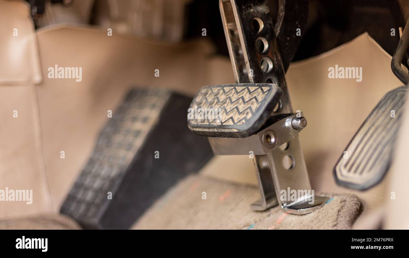 Car brake pedal hi-res stock photography and images - Alamy