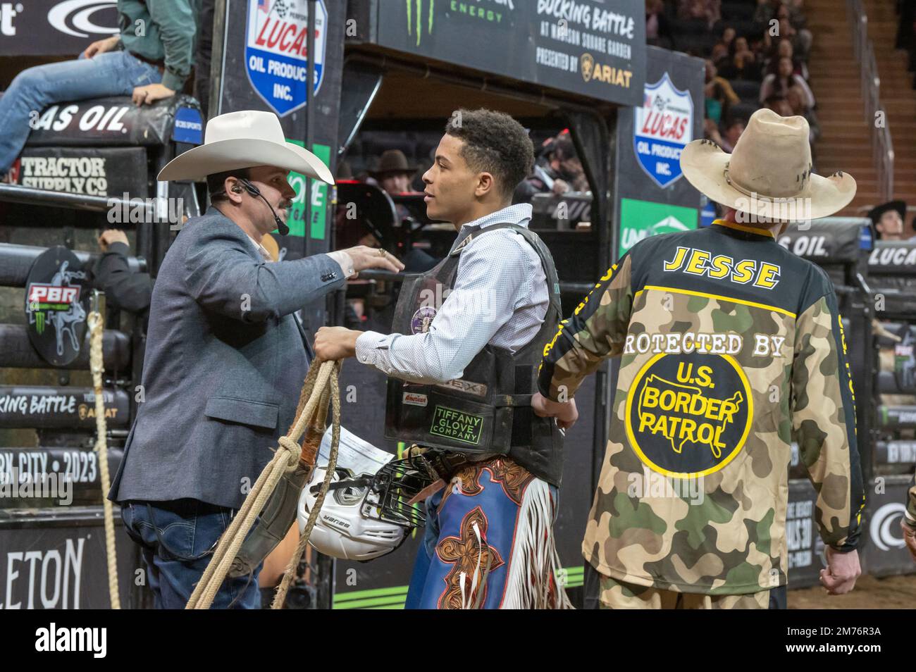 New York, United States. 06th Jan, 2023. Taylor Allen rides Homegrown ...